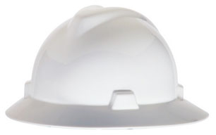 MSA 475369 - HAT,V-GARD WHITE | Stauffer Glove & Safety