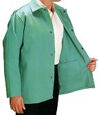 Stanco FR630 2XL - FR Green Sateen Jacket | Stauffer Glove & Safety
