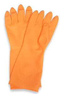 North by Honeywell AK1815/O/10 - Powder-Free Chemical Resistant Gloves ...