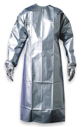 North by Honeywell SSCA/M - Silver Shield Chemical Resistant Coat Apron ...