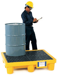 UltraTech 1001 - 4 Drum Spill Pallet | Stauffer Glove & Safety