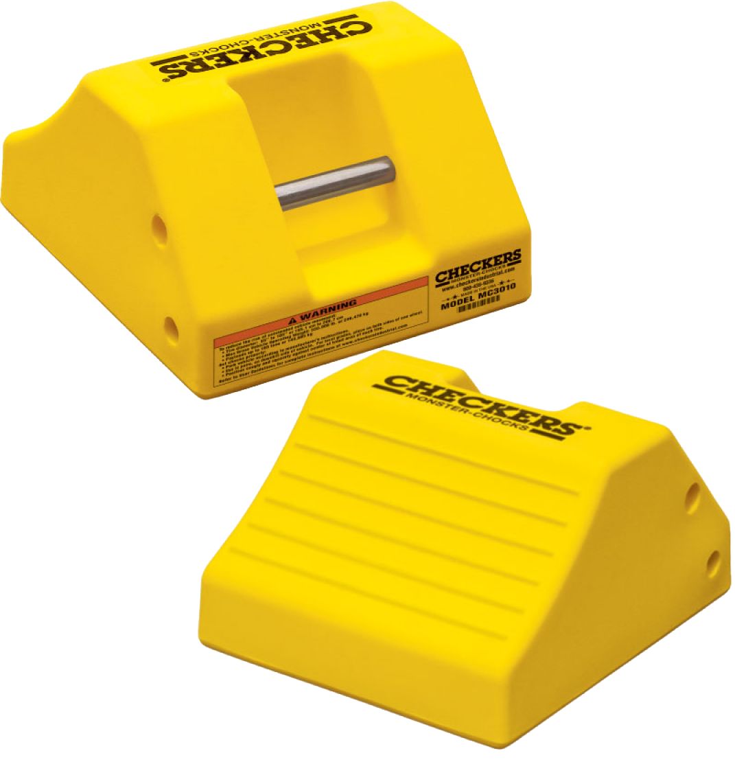CHECKERS SAFETY GROUP MC3012 - Monster Heavy-Duty Series Wheel Chock ...