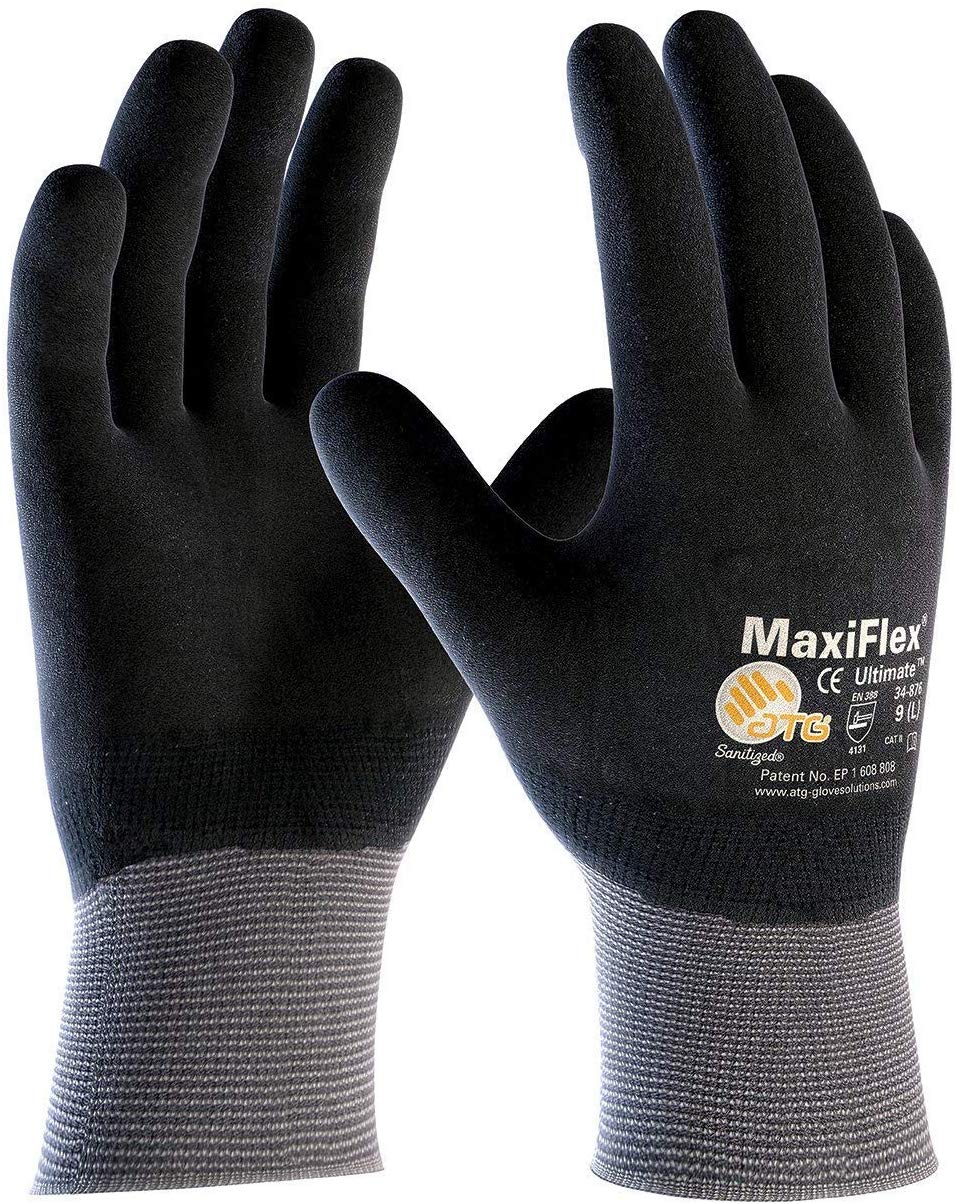 PIP Global 34-876/L - ATG MaxiFlex Ultimate - Micro-Foam Nitrile Coated ...