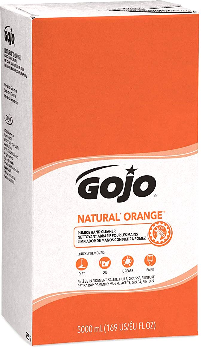 GOJO Industries 7556-02 - ® NATURAL* ORANGE™ Pumice Hand Cleaner ...