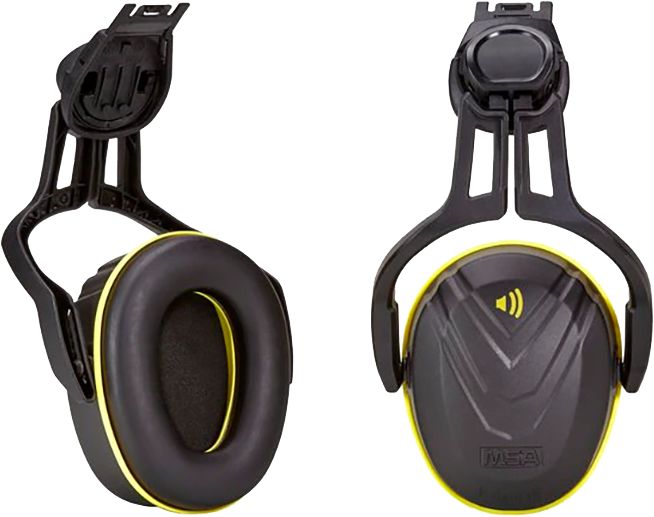 MSA 10190357 - V-Gard® Helmet Mounted Hearing Protection, Medium ...