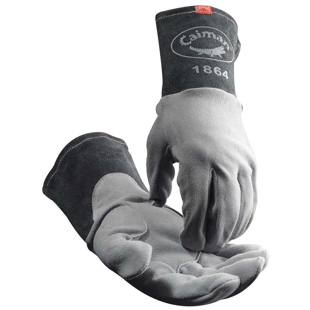 Caiman 1864 Deerskin Unlined Lean On Patch TIG Welding Gloves