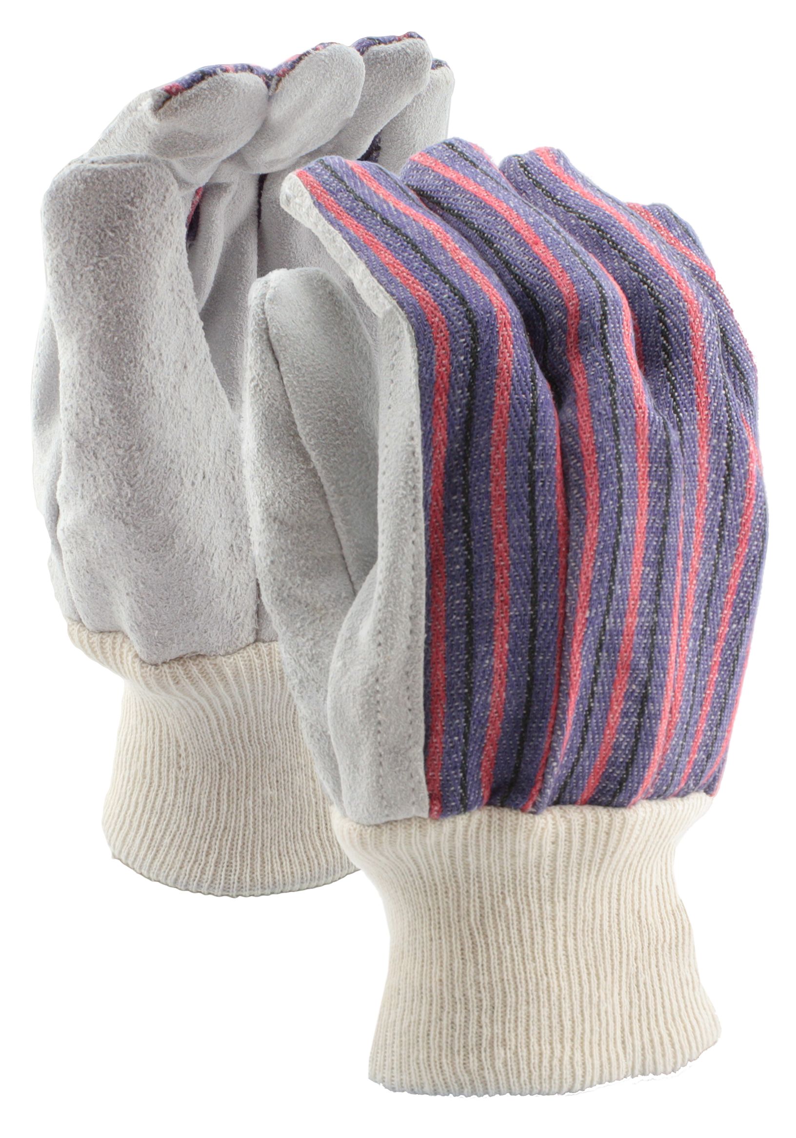 Stauffer Glove & Safety 83J - Leather Palm Gloves with Knit Wrist - Men ...