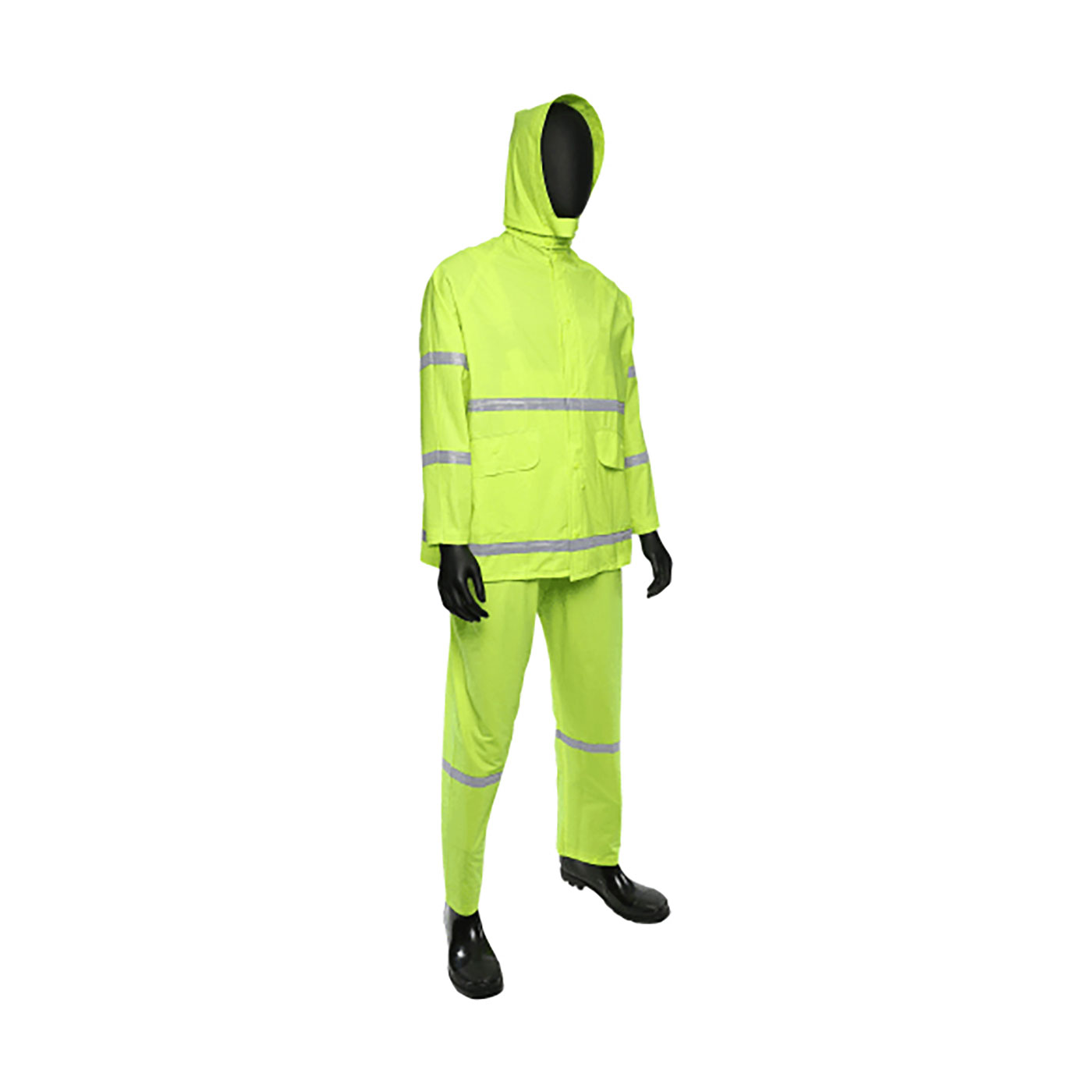 PIP 4031/L - Viz ANSI Type O Class 1 Three-Piece Rainsuit - Large ...