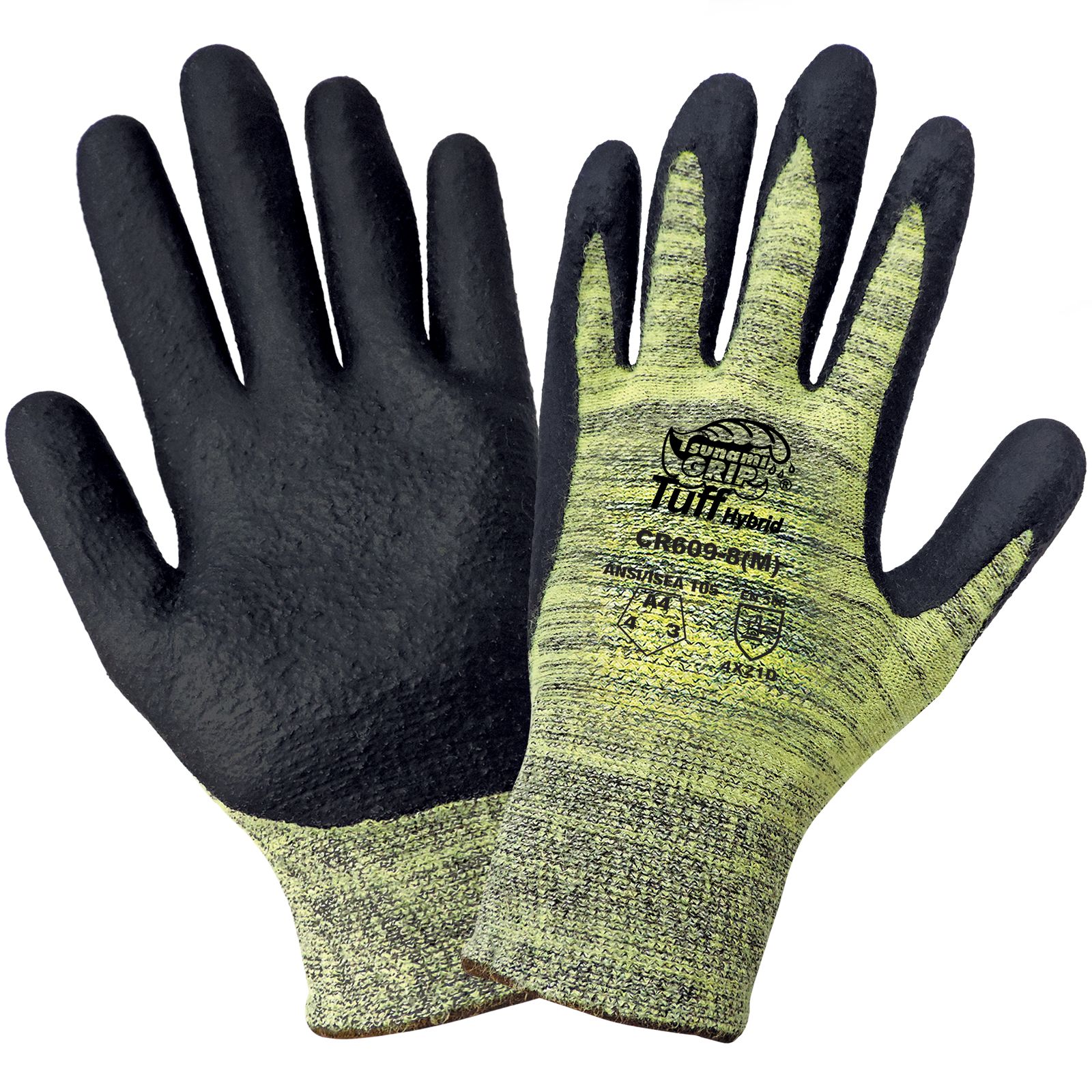 Globus Global Safety CR609-9(L) - Tsunami Grip Tuff Hybrid Gloves ...