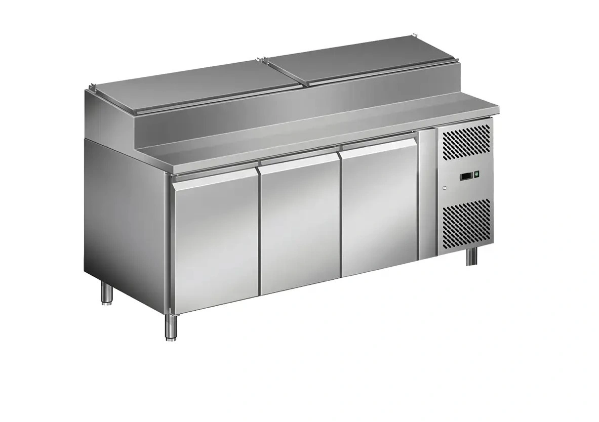 Three Door Sandwich counter chiller - GNSH 3000/700 (1/4)