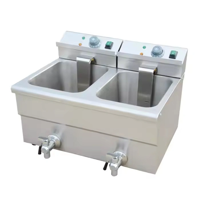 Electric Two Tank Fryer - E-DZ-12L-2