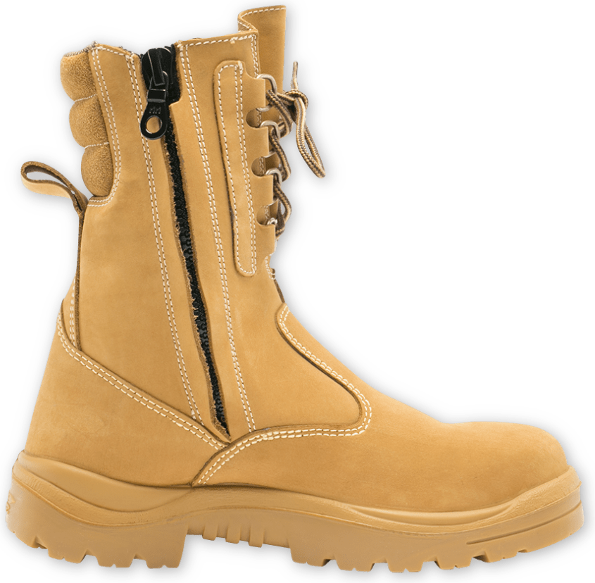 Collie Steel Toe Cap High Leg Work Boots | Steel Blue
