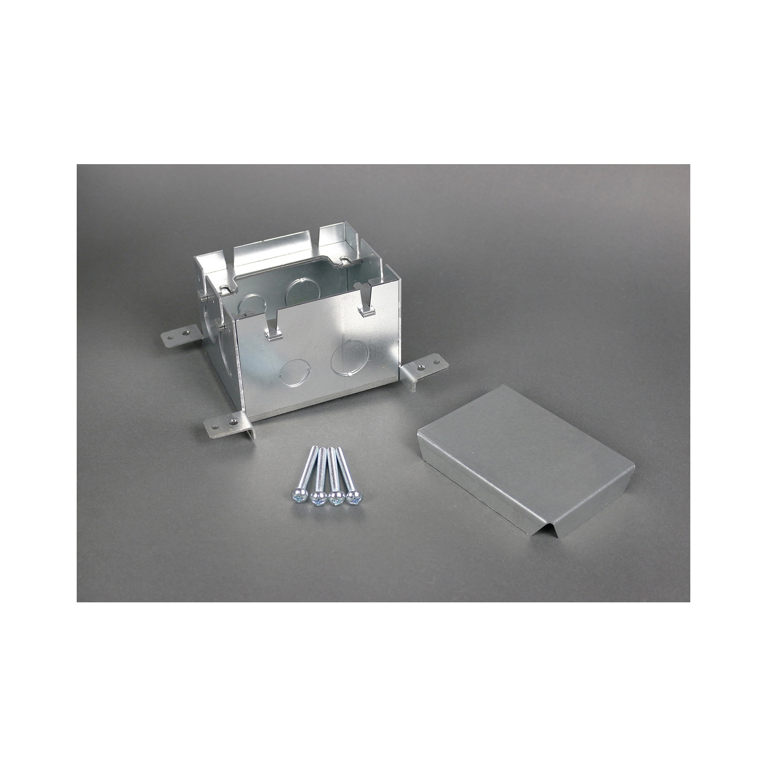 Wiremold® Omnibox™ 880S1 Stamped Adjustable Floor Box, Steel, 53 cu-in ...