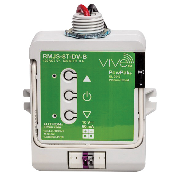 Lutron® RMJS-8TN-DV-B POWPAK 0-10V 434 W. 010 WIRES | Steiner Electric Company