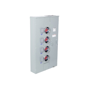 Square D™ Meter-Pak™ MP64200 MP Series 4-Position 3-Wire Meter Center ...