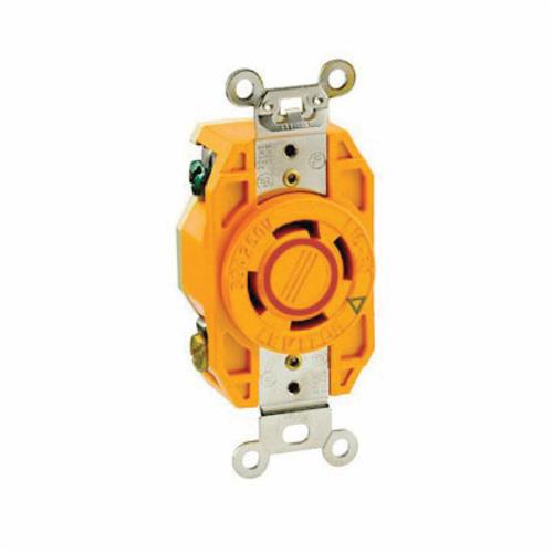 Leviton® 2720-IG Isolated Grounding Locking Receptacle, 250 VAC, 30 A ...