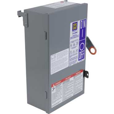 Square D™ I-Line™ PQ3620GRA 3-Pole Type PQ Class H/K/J/R Busway Fusible ...