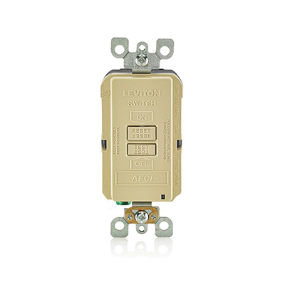 SmartlockPro® AFRBF-I Blank Face AFCI Receptacle, 125 VAC, 20 A, 2 ...