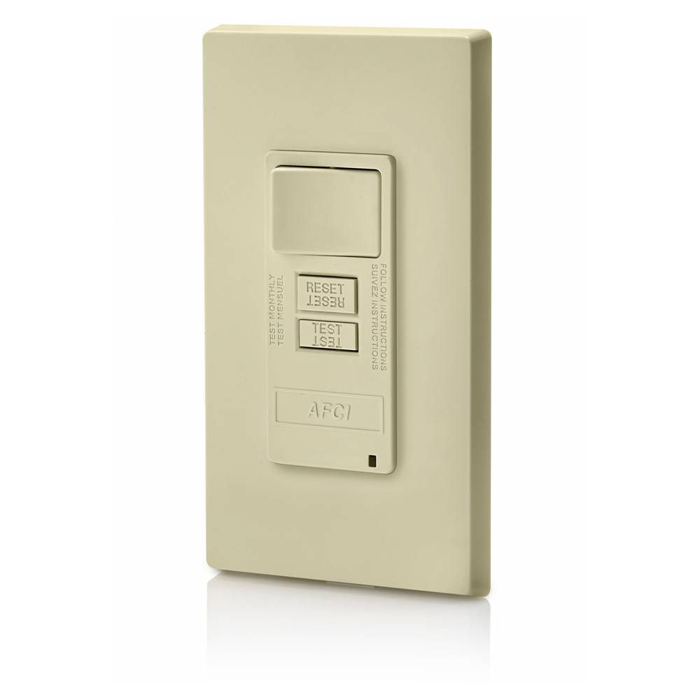 Leviton® AFSW1-I Self-Grounding Combination AFCI/Switch With LED ...