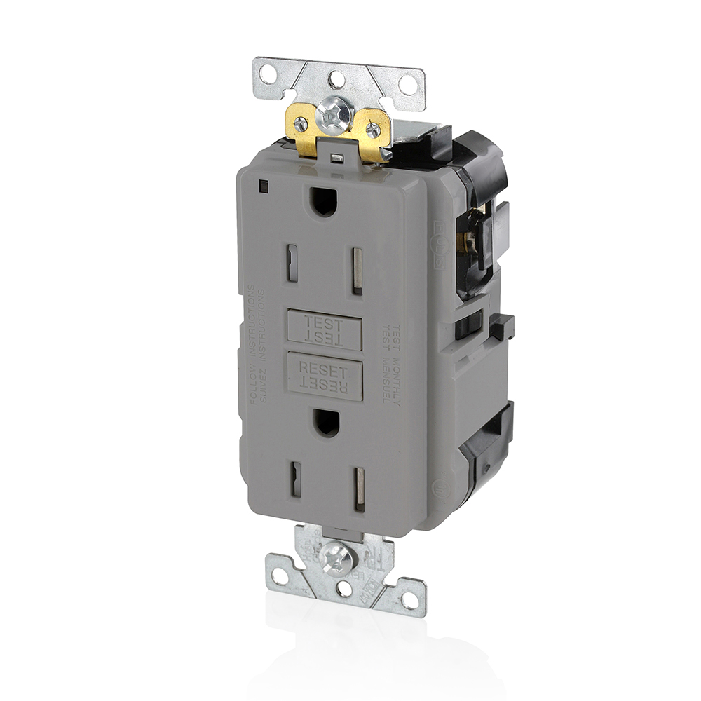 SmartlockPro® Lev-Lok® MGFT1-GY Duplex Feed Through Self Test Slim ...