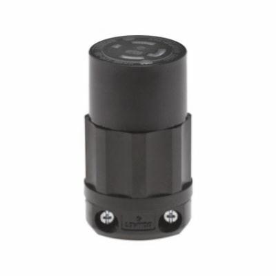 Leviton® 2713-B 3-Phase Cable Mount Grounding Locking Connector, 125/ ...