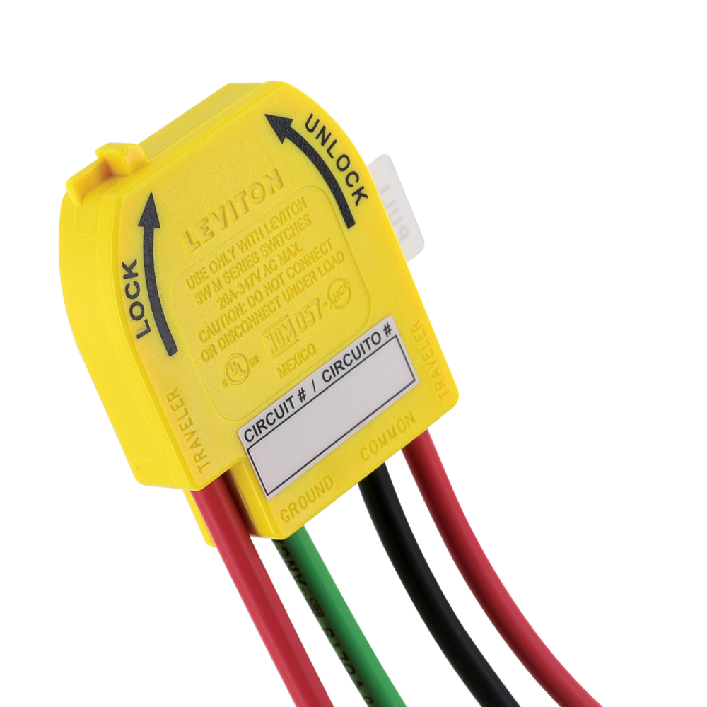 Leviton® Lev-Lok® M3WSW-WST Wiring Module With 6 in XHHW-2 Black/Red ...