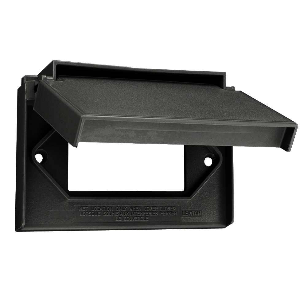 Leviton® Decora® 4996-E Self-Closing Weatherproof Cover Plate, Decora ...