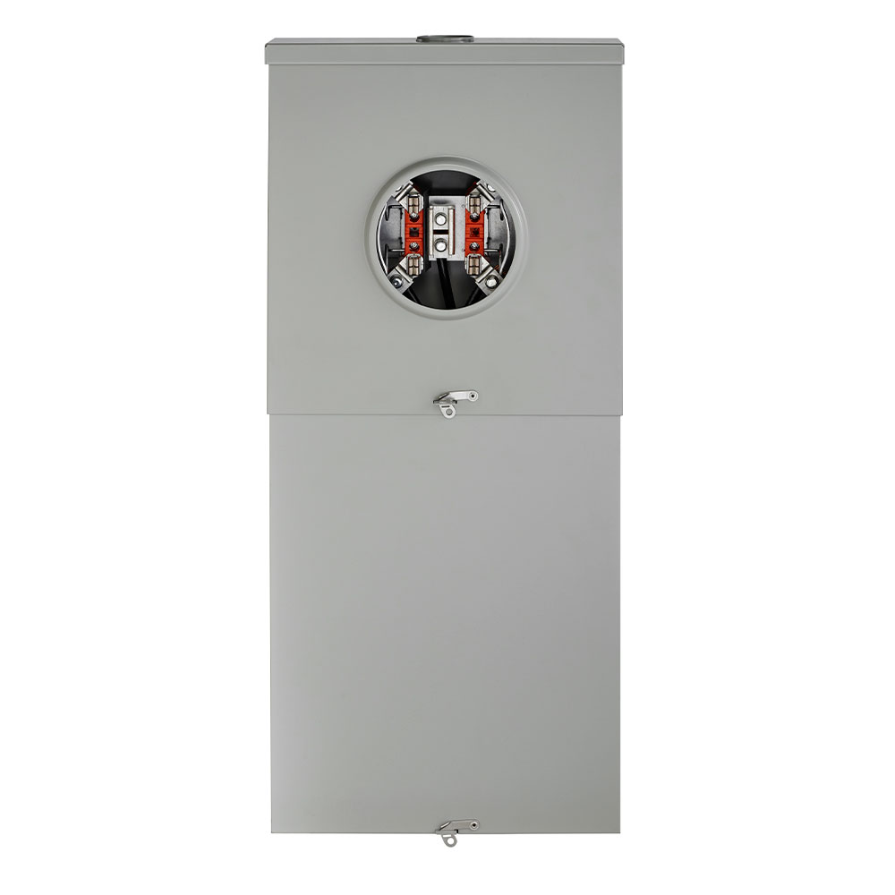 Leviton® LP815-HMC Meter-Load Center Combo With Main Breaker, 120/240 ...