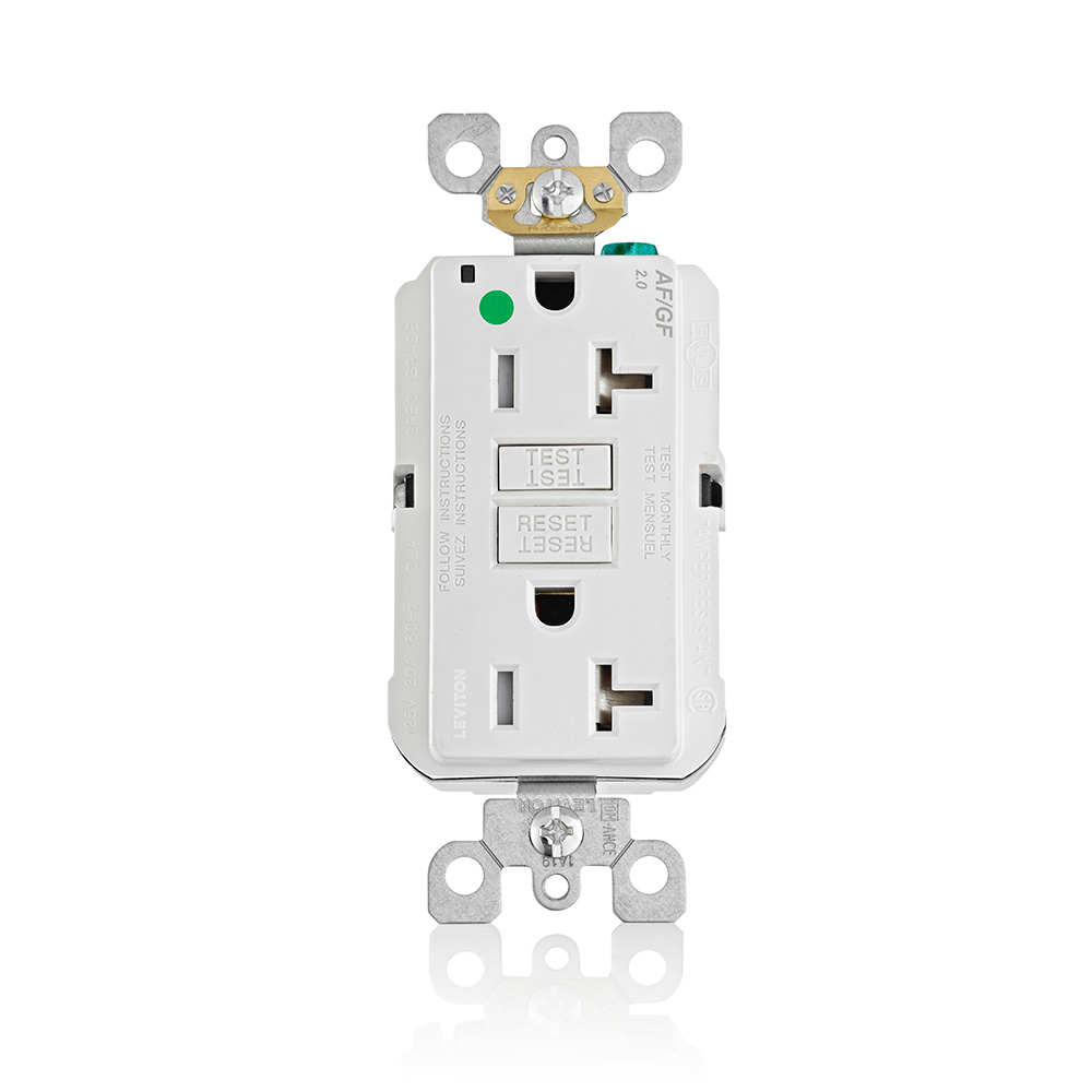 Leviton® SmartlockPro® AGTR2-HGW Dual Function Feed-Through Self-Test ...