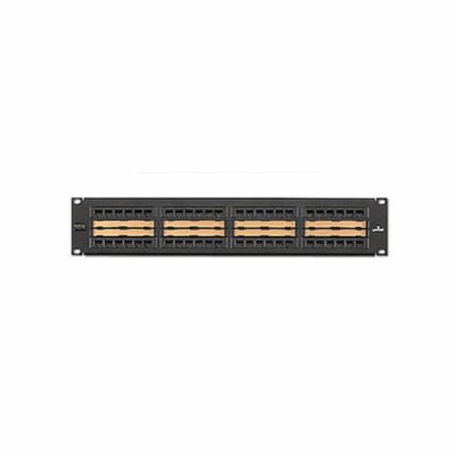 Leviton® 5G596-C48 2-RU Flat Patch Panel With Centralized Labeling ...