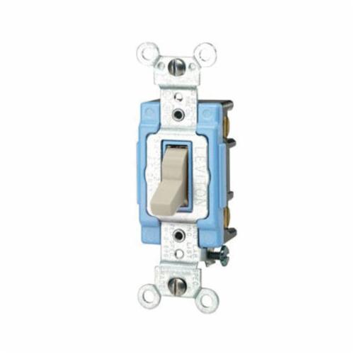 Leviton® 1203-LHI 3-Way Illuminated-OFF Self-Grounding Toggle Switch ...