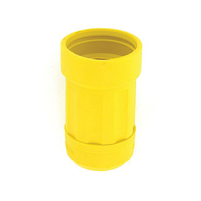 Leviton® Black & White® 6018-LY Connector Boot, For Use With Straight ...