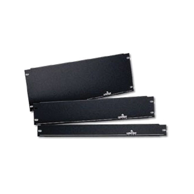 Leviton® 49254-BP4 4RU Standard Blank Face Panel, 19 in H x 3.48 in W x ...