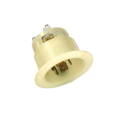 Leviton® 2445 3-Phase Non-Grounding Receptacle Locking Flanged Inlet ...