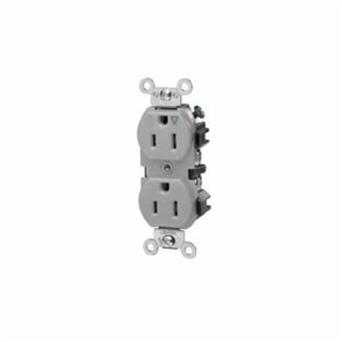 Leviton® 5262-IGG Heavy Duty Isolated Ground Duplex Receptacle, 125 VAC ...
