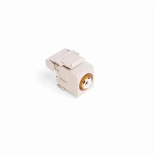 Leviton® QuickPort® 40735-RWT Type 110 RCA Connector With White Barrel ...