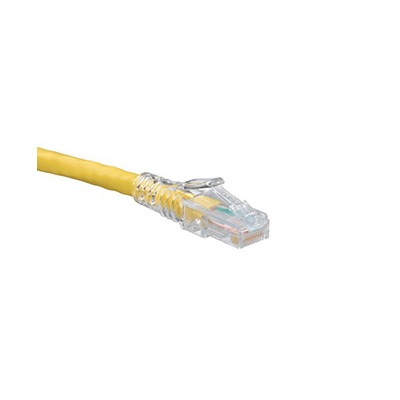 eXtreme® 6D460-20Y SlimLine Boot Patch Cord, Cat 6, 24 AWG UTP Stranded ...