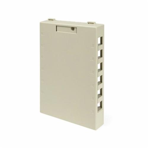 Leviton® QuickPort® 41089-12I 12-Port Outlet Box, Snap-In Module, For ...