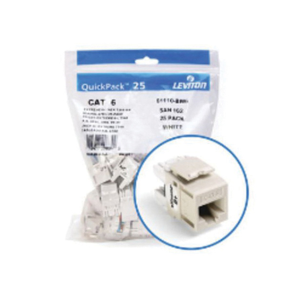 Leviton® 61110-BT6 61110 8-Conductor 8-Position Channel/Component Rated ...