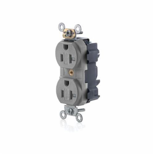 Leviton® Lev-Lok® MT562-SGY 1-Phase Duplex Self-Grounding Tamper ...