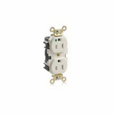 Leviton® Lev-Lok® MRI15-T 1-Phase Duplex Self-Grounding Straight Blade ...