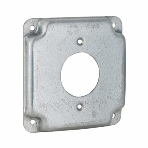 Raco® 812C Exposed Work Cover, 4.19 in L x 4.19 in W x 1/2 in D, Steel ...