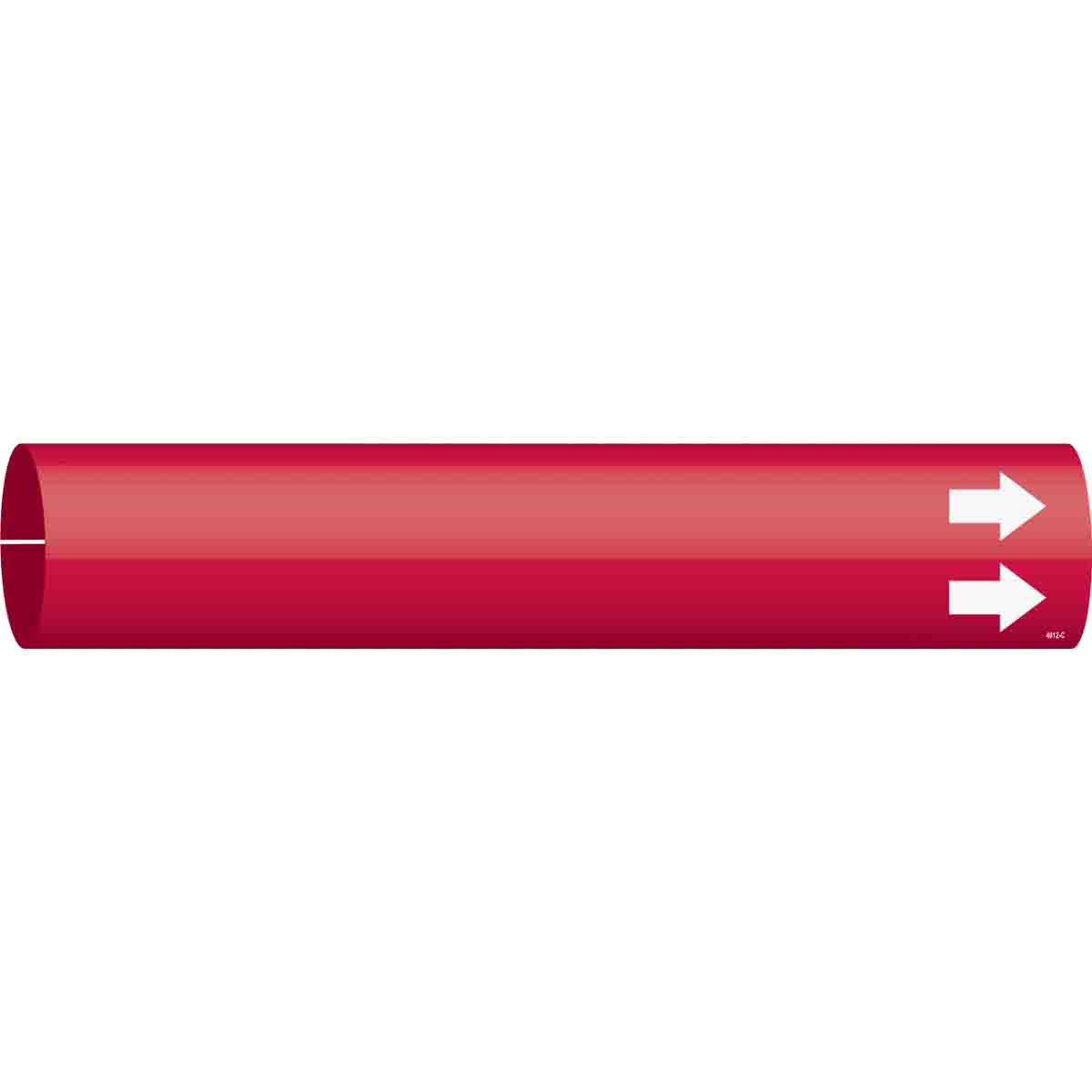 Brady® BradySnap-On™ 4012-C C Style Pipe and Valve Marker, Left/Right ...