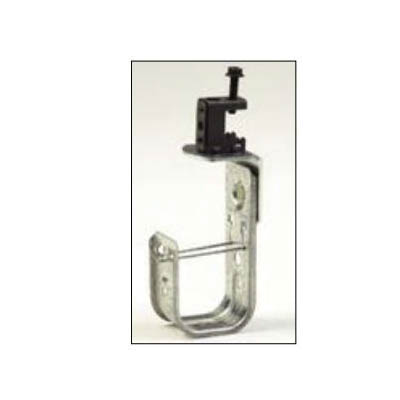 B-Line BCH32-C2 Cable to Beam J-Hook With Black Beam Clamp, 1/2 in ...