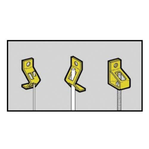 B-Line BH7 Angle Bracket, Ceiling Mount, Steel, Zinc Phosphate ...