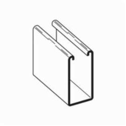 B-Line B22-120GLV Single Metal Framing Channel, 12 ga THK, 10 ft L ...