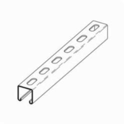 B-Line B22SH-120GLV Slotted Single Metal Framing Channel, 9/16 x 7/8 in ...