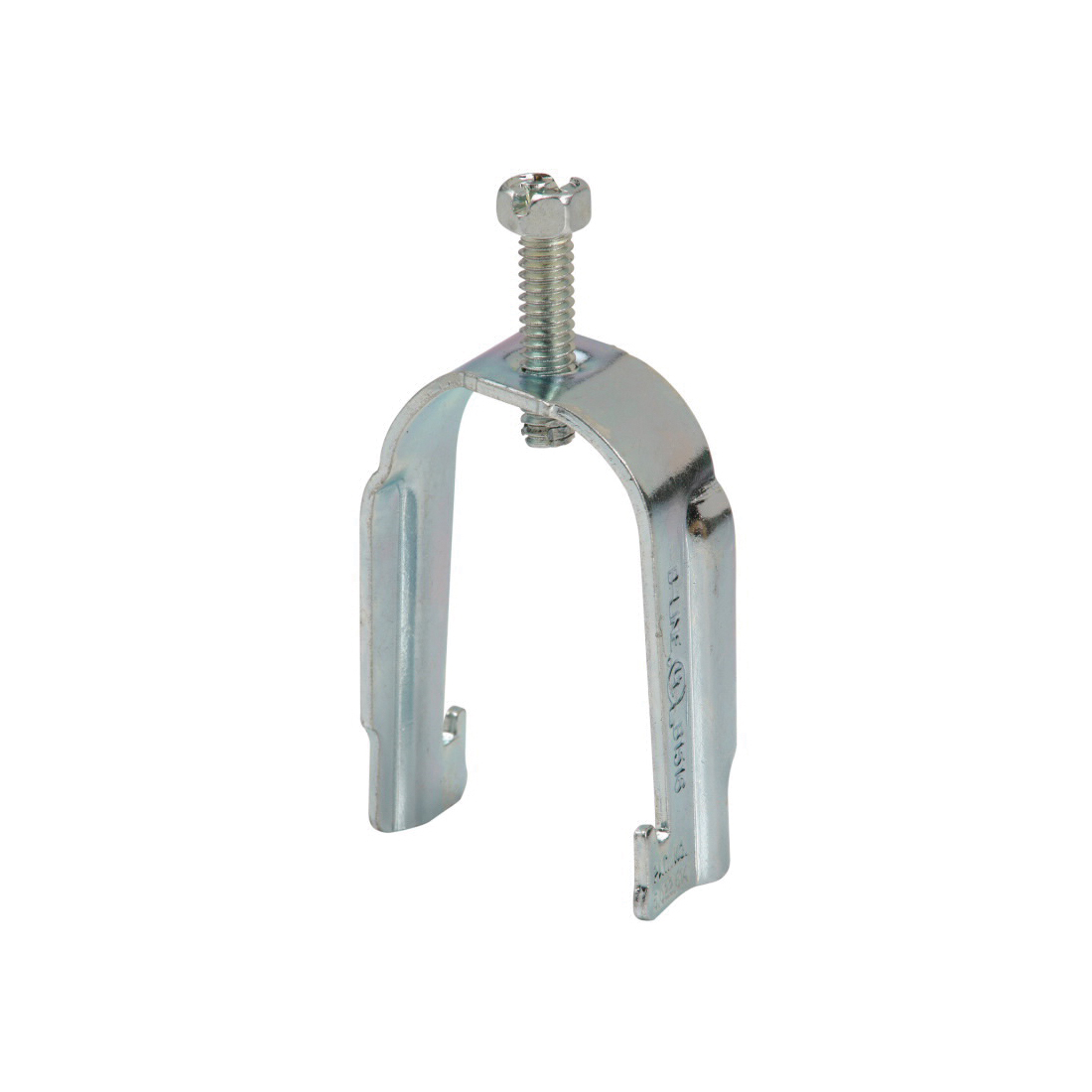 B-Line B1520 Conduit Strut Clamp, 1-1/4 in Conduit, 300 lb Load, 1.125 ...