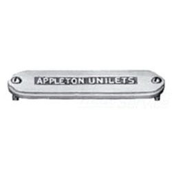 Appleton® K100-CM Blank Conduit Body Cover With Screw, 1 in Hub, For ...