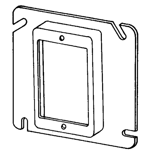 Appleton® 8485A Square Box Cover, 4-11/16 in L x 4-11/16 in W, Steel ...